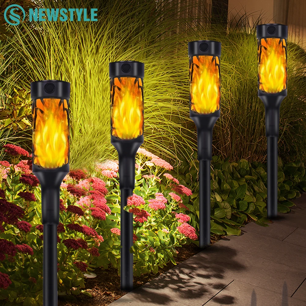 Solar-Flame-Torch-Lights-Outdoor-Waterproof-LED-Solar-Flickering ...