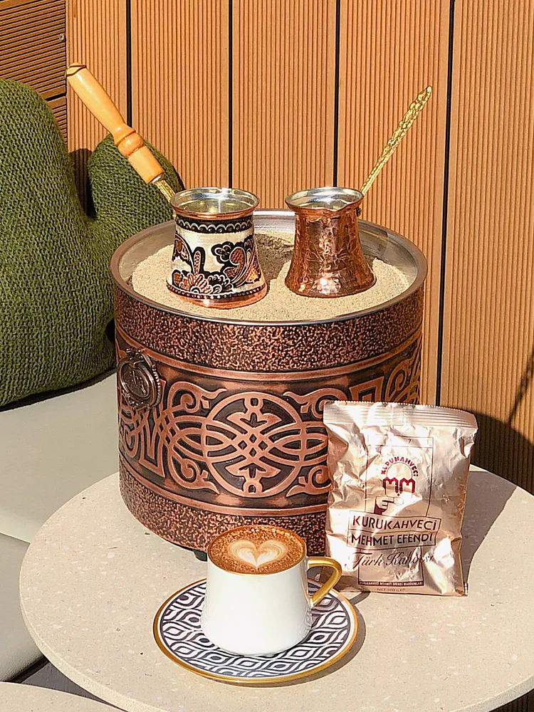 Turkey-imported-copper-metal-coffee-special-sand-stove-stainless-steel ...