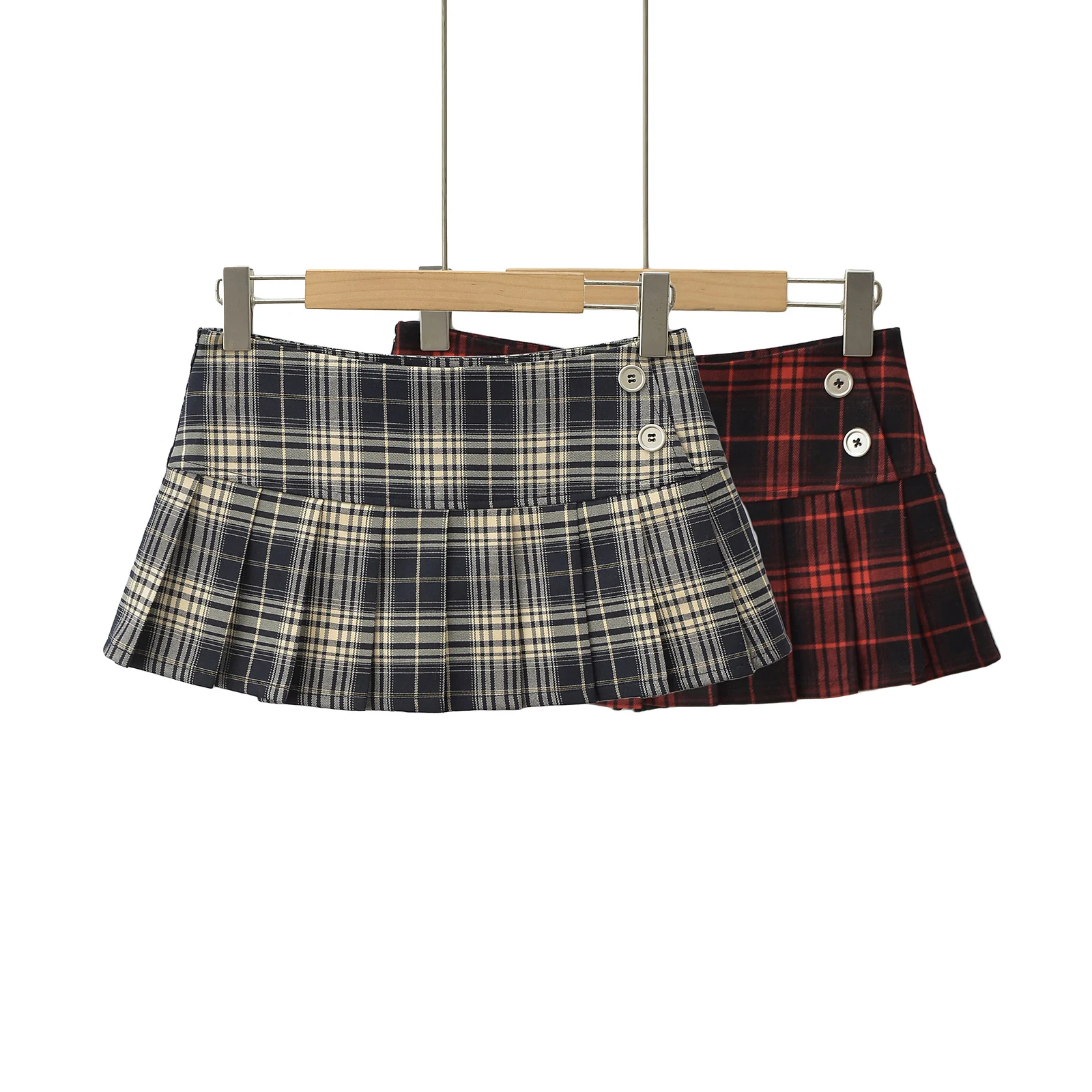 Summer-Mini-skirts-for-woman-vintage-korean-fashion-plaid-skirts-for ...