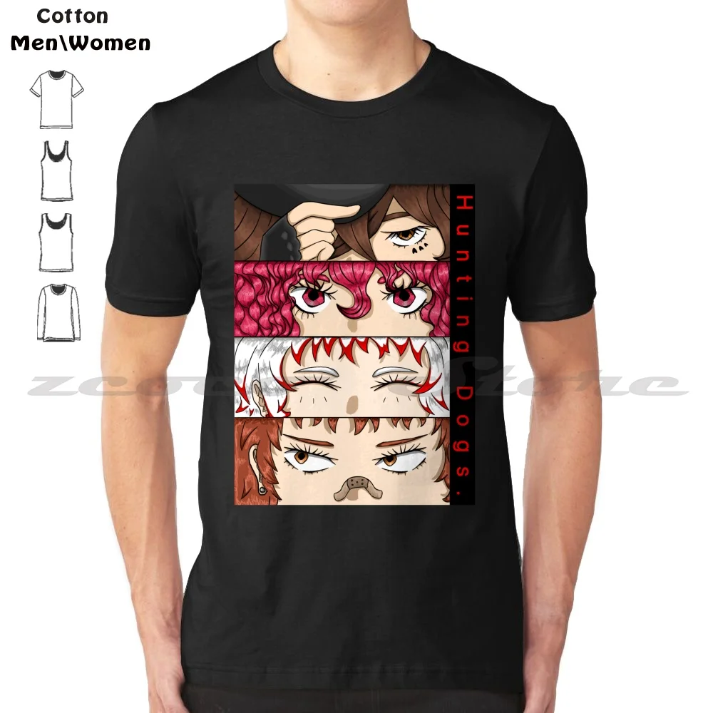 Hunting-Dogs-T-Shirt-100-Cotton-Comfortable-High-Quality-Bsd-Bungo ...