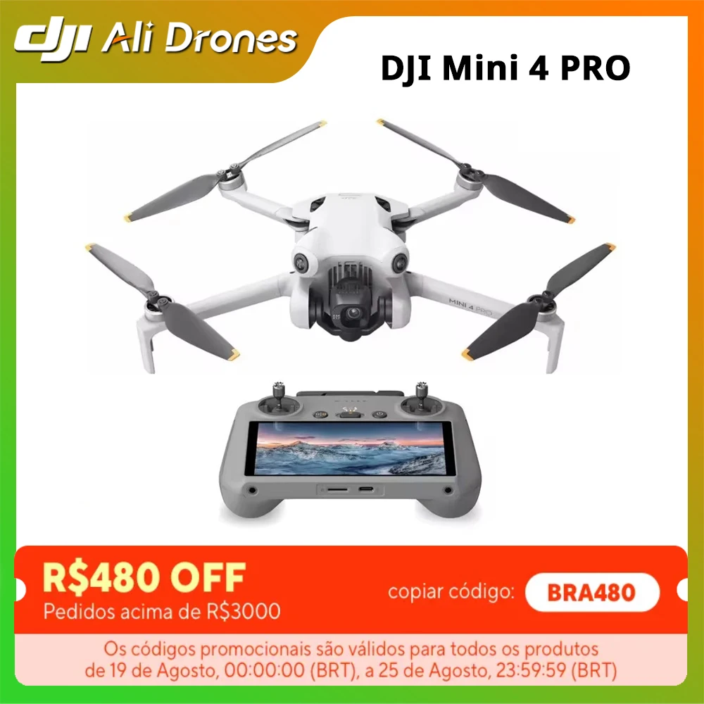DJI-Mini-4-PRO-Drone-4K-60fps-HDR-Tiro-Vertical-Verdadeiro-20km ...