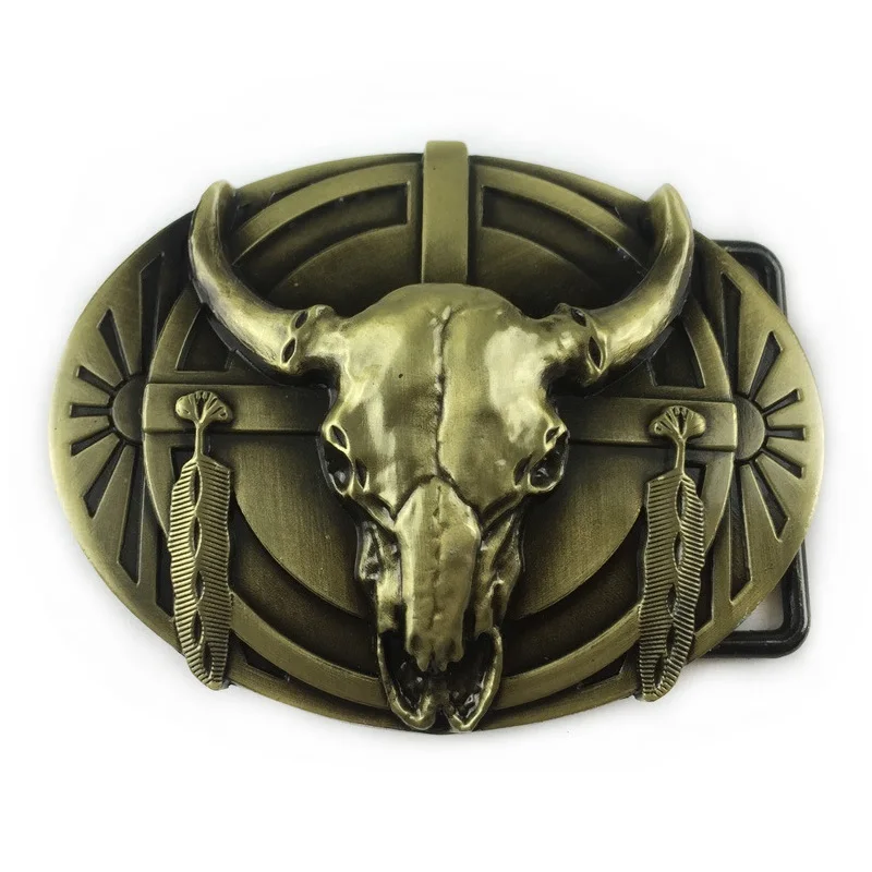 5-Colors-Men-s-Classic-Bull-Head-3D-Heavy-Metal-Zinc-Alloy-Belt-Buckles ...