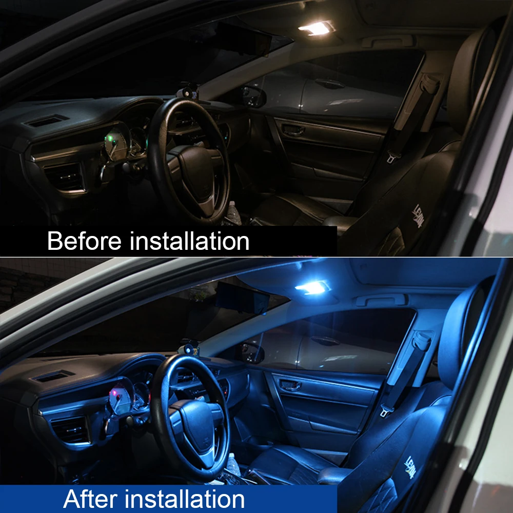 For Toyota Corolla Runx 2001 2002 2003 2004 2005 2006 12PCS Car LED ...
