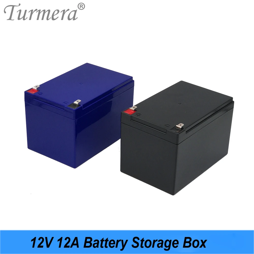 Turmera 12v 12a Battery Storage Box Empty Case For 18650 22650 21700 ...