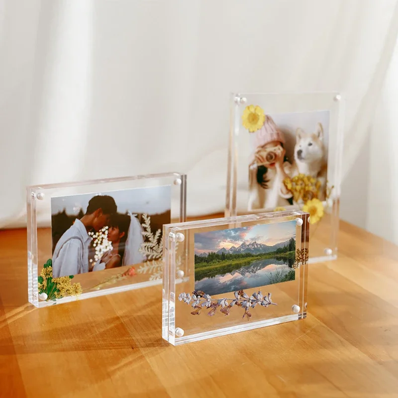 Transparente-Magnetic-Photo-Frame-Photo-Protector-Poster-Display-Stand ...