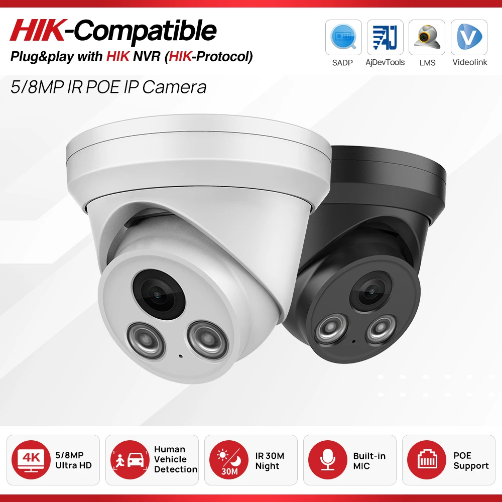 Hik-vision-protokoll-4k-berwachungs-kamera-8mp-ip-kamera-5mp-poe-ir ...
