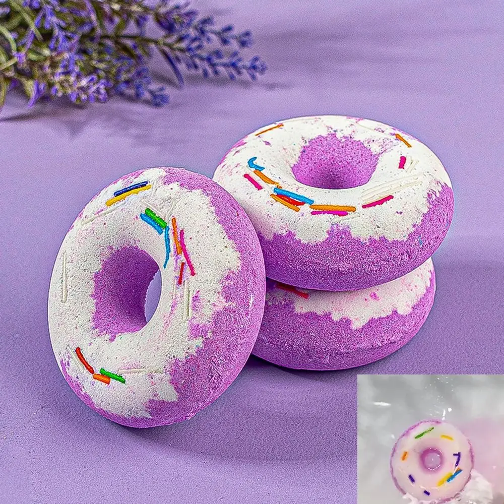 Delightful-Scent-Bubble-Bath-Bombs-Adorable-Color-Donut-Bath-Bomb-Bath ...