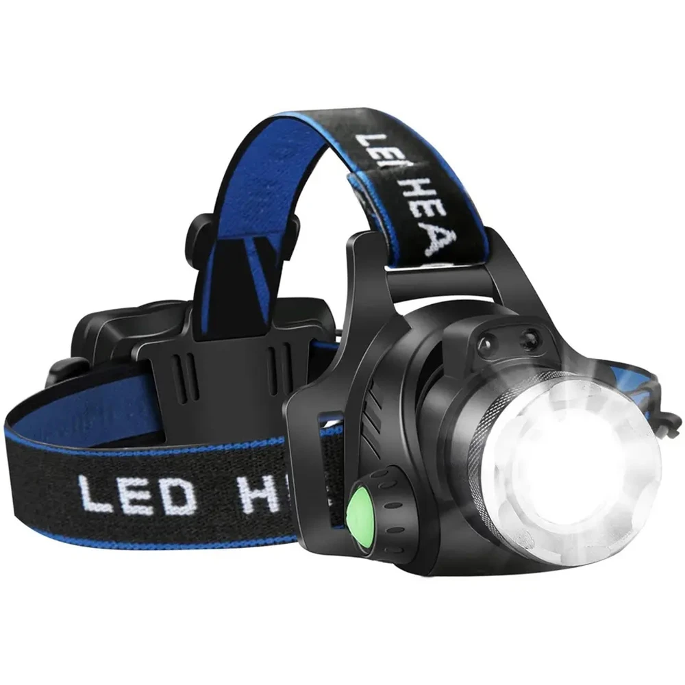 2*18650 USB Rechargeable Headlamp Motion Sensor Led Flashlight Lantern ...