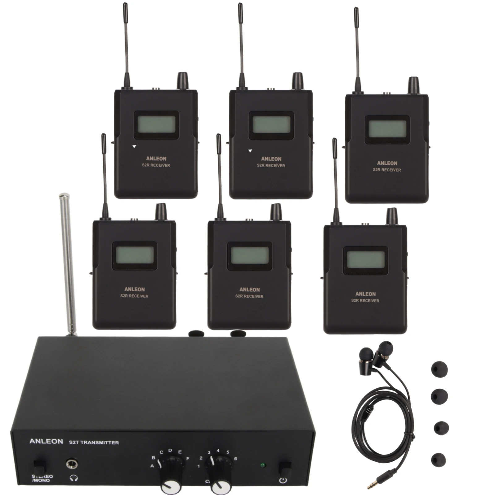 ANLEON-S2-Stereo-Wireless-Stage-Monitor-System-Professional-Digital-In ...