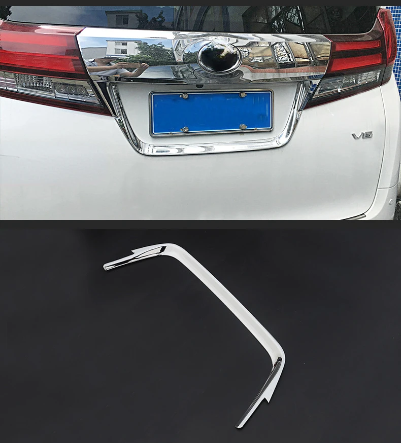 Car-Styling-Accessories-Rear-License-Plate-Frame-Cover-Trim-For-Toyota ...