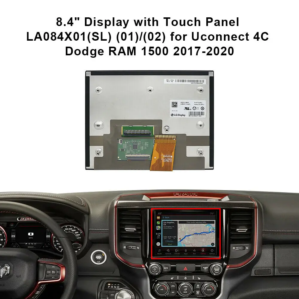 8.4" Car Radio Navigation LCD Display LA084X01 with Touch Digitizer for ...