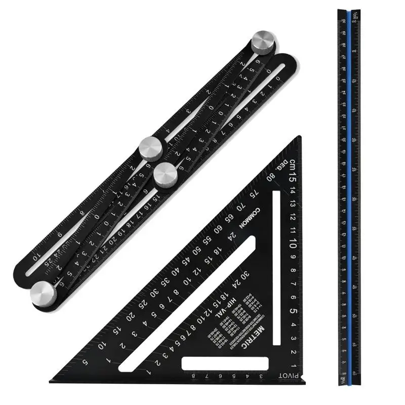 Carpenter-Square-Measuring-Layout-Tool-Rafter-Square-Metal-Square-Ruler ...