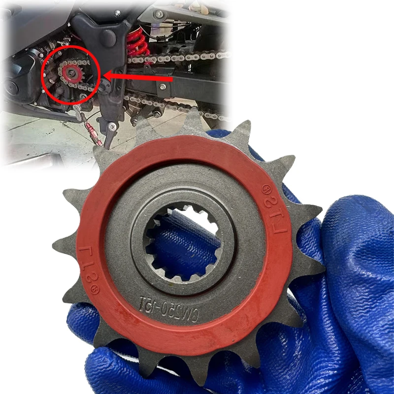 Silent-Durable-Engine-Sprocket-14T-15T-Fly-Chain-Wheel-Replace-27510 ...