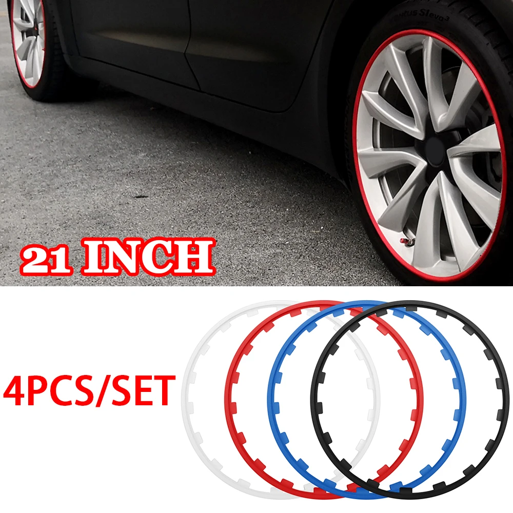 Car-Wheel-Rim-Protector-Tire-Guard-Line-Guarni-o-de-Borracha-Decora-o ...