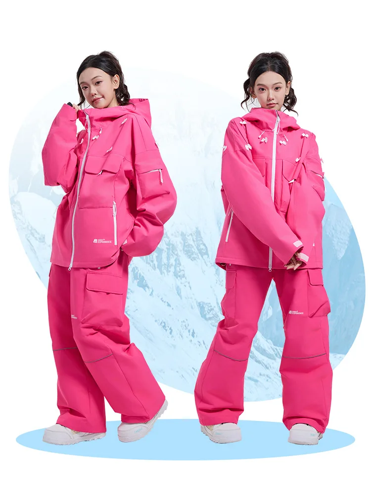 HIGH-EXPERIENCE-New-Ski-Suit-Single-Double-Board-Ski-Suit-Little-Sweet ...