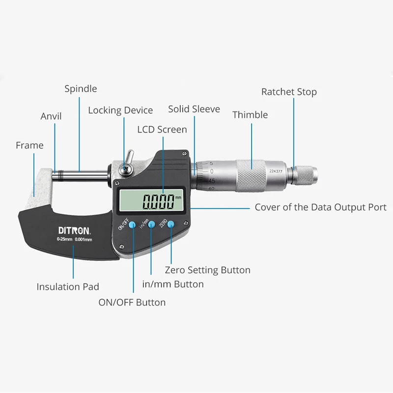 Digital Micrometer Parts
