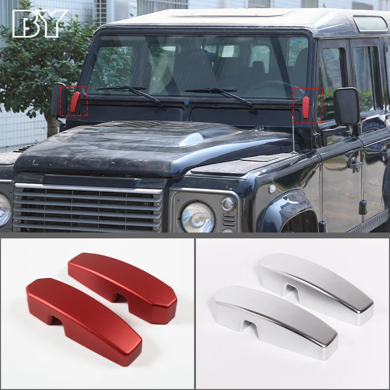 Aluminum-Front-Windshield-Latches-With-Red-Silver-Style-Catch-Kit-Trim ...