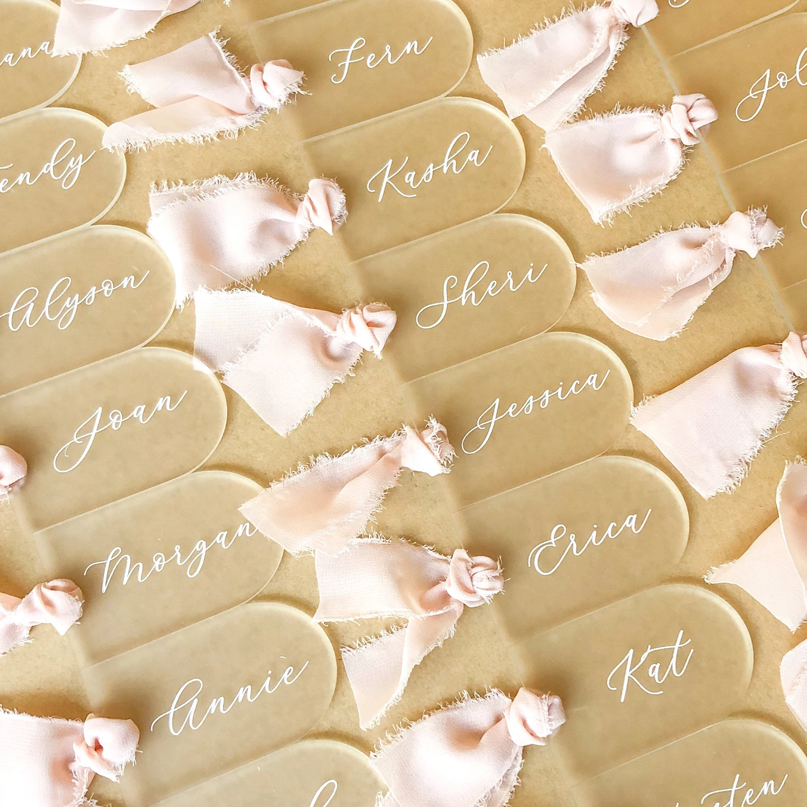 Luggage Tag Wedding Place Cards