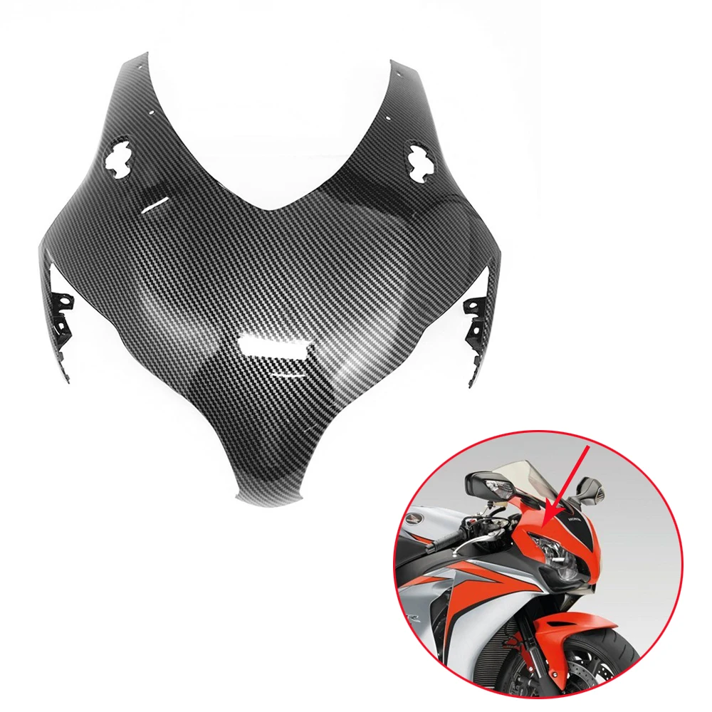 Motorcycle-Carbon-Fiber-Front-Upper-Nose-Top-Cowling-Bodywork ...