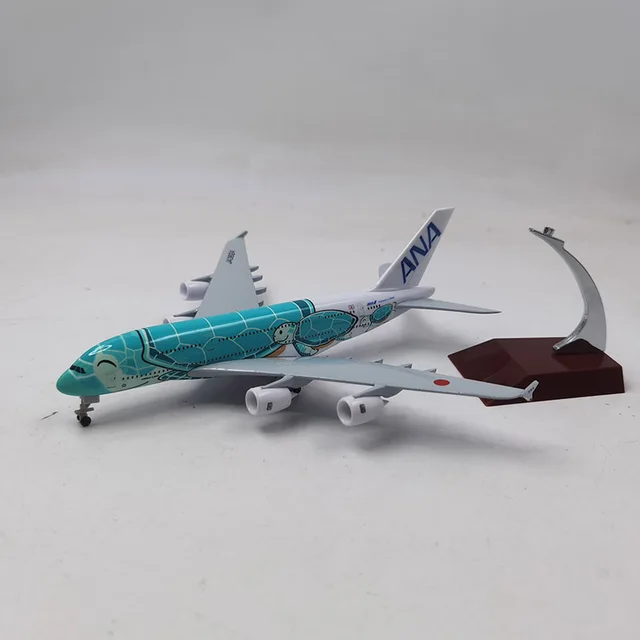 20CM 1:400 Scale Airbus A380 ANA Turtle Airlines Airplanes Plane ...