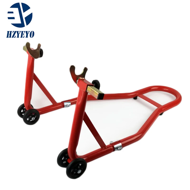 HZYEYO Motorcycle Full Set Front Wheel And Rear Wheel Support Stand ...