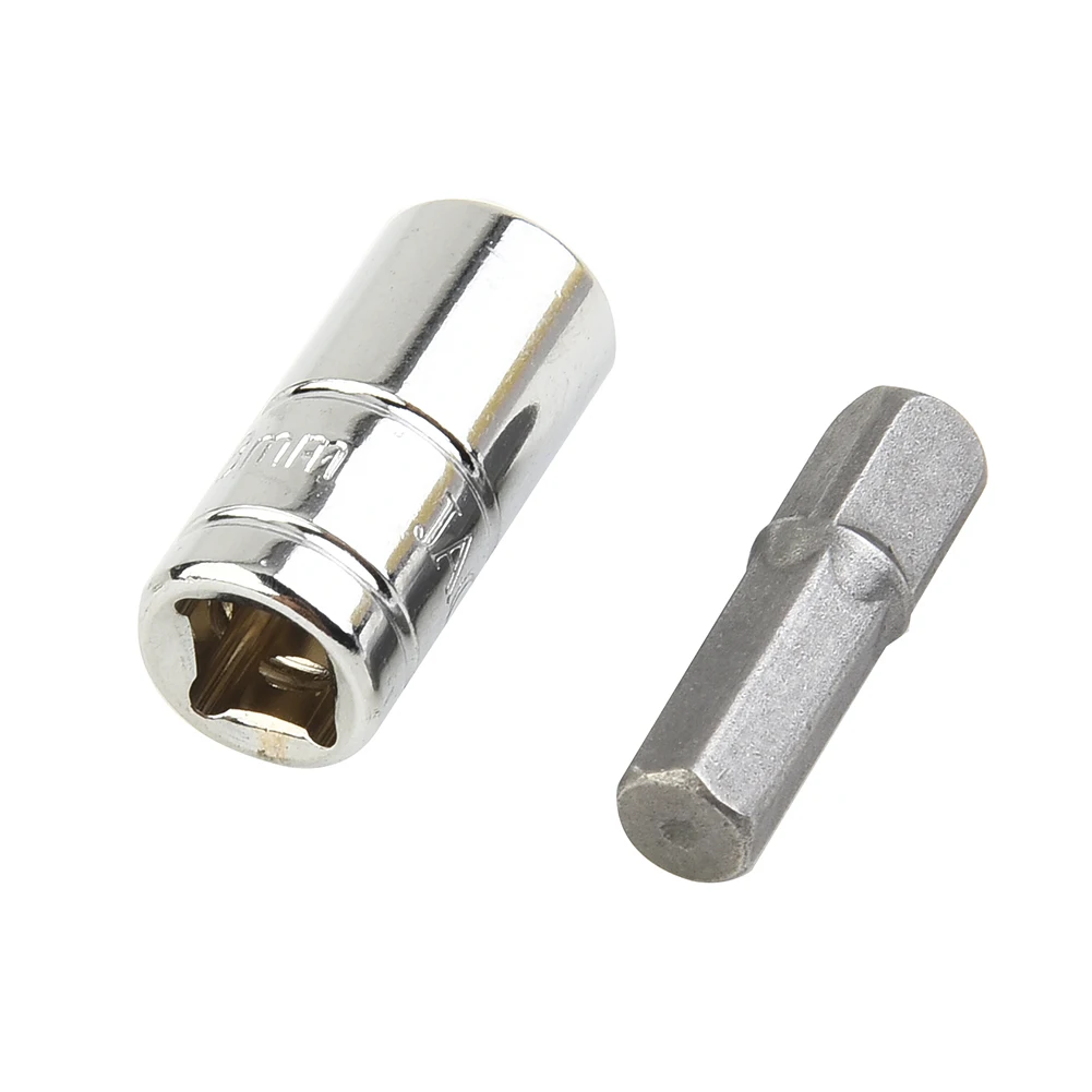 1/4 Square Drive To 1/4 Hex Shank Impact Socket+1/4 Drill Socket ...