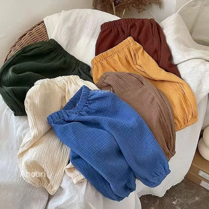 Kinder-Retro-Hose-Kinder-Harems-hose-f-r-Sommer-Anti-M-cke-lose-Jungen ...