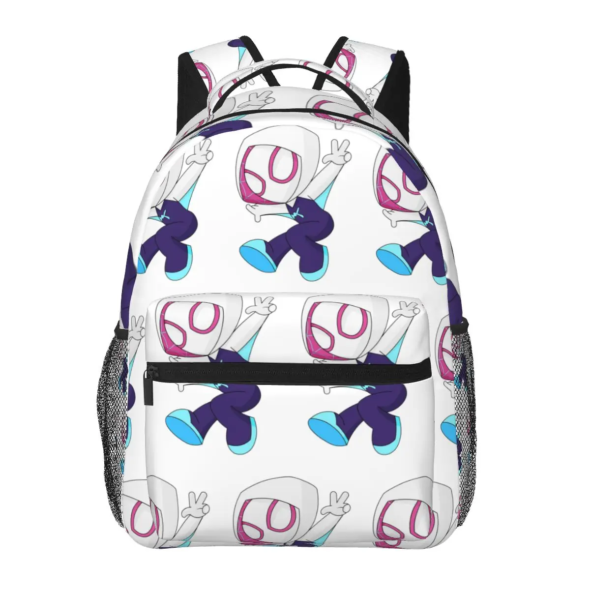 Grl-Pwr-Cartoon-Ghost-Kids-Backpacks-Boys-Girls-Bookbag-Students-School ...