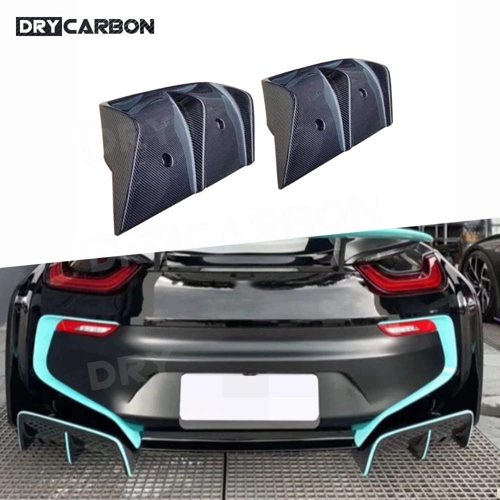 For-BMW-I8-2015-2021-2-Pcs-Rear-Diffuser-Bumper-Lip-Spoiler-Guard ...