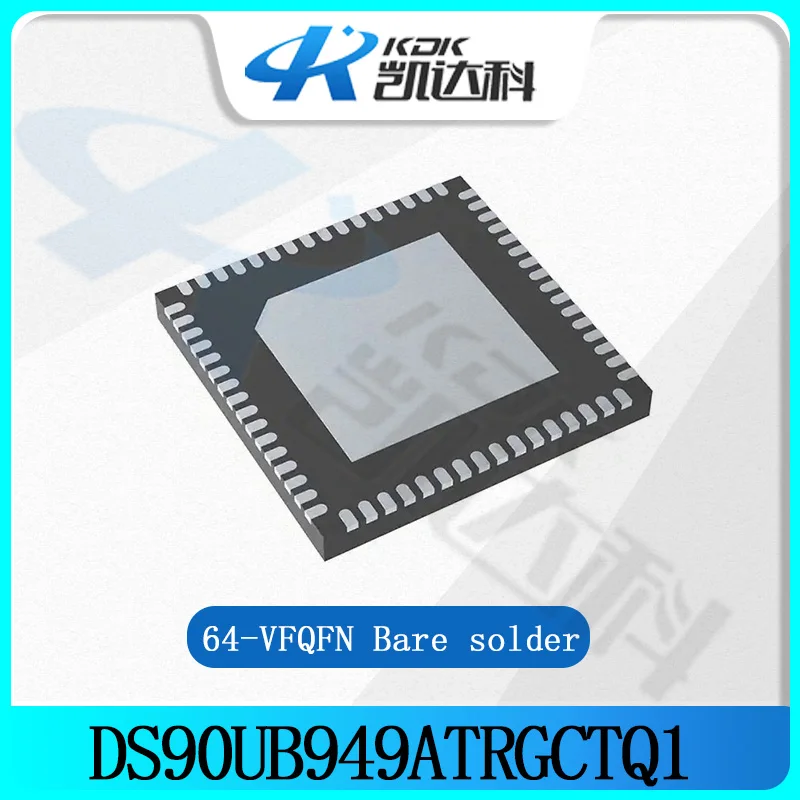 Ds90ub949atrgctq1 3 675gbps Serializer 4 Input 2 Output 64 Vqfn 9x9 Serializer Deserializer