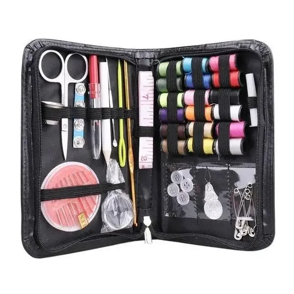 Beginner-Sewing-Kit-Case-Set-Supplies-Adults-Kids-Home-Travel-Campers ...