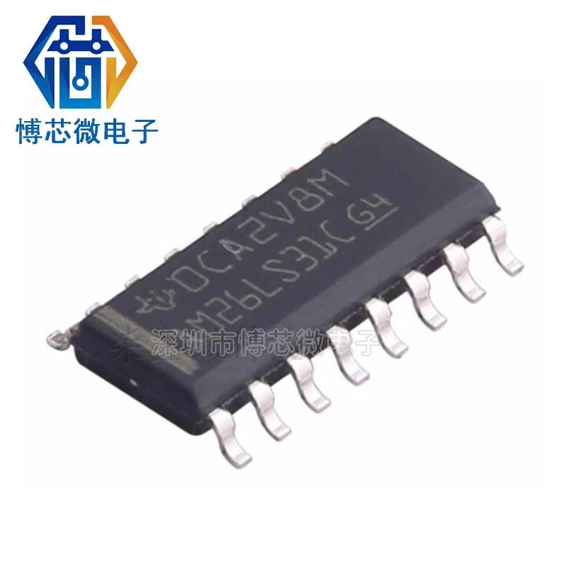 10PCS AM26LS31CDR AM26LS31 four way differential line driver SMD SOIC ...