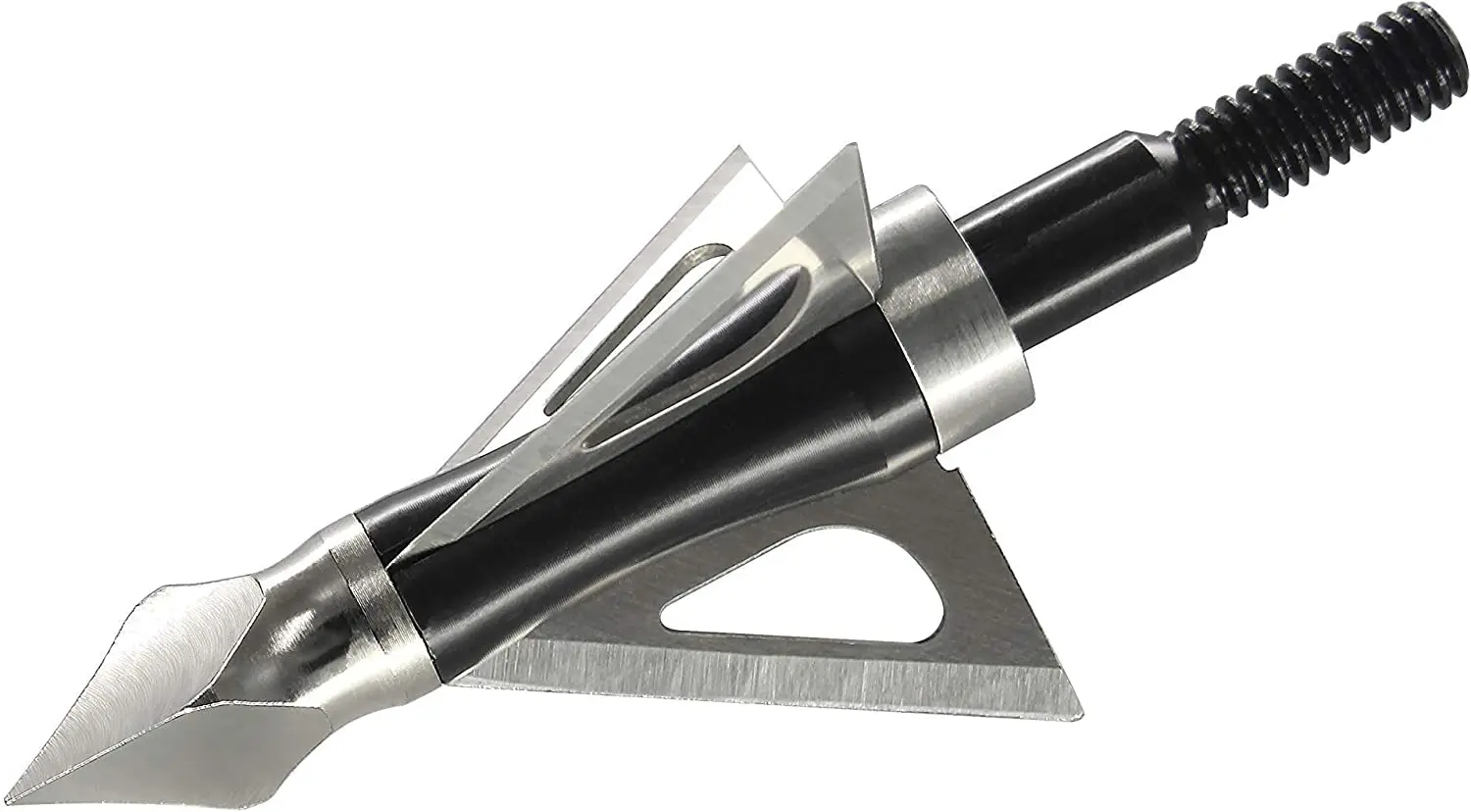 Wisdom-Hunting-Broadheads-100-Grains-Fixed-Blades-Bow-Hunting-Arrow-Tip ...