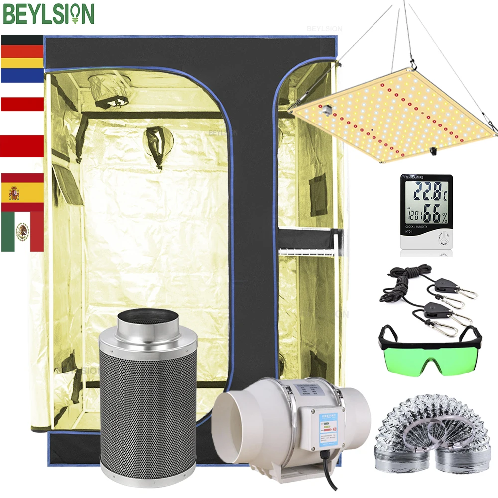 BEYLSION-2-in-1-Grow-Box-High-Reflective-Mylar-with-Multi-Chamber-and ...
