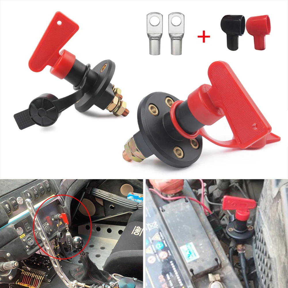 300A-12V-24V-Red-2Key-Cut-Off-Battery-Main-Kill-Switch-Vehicle-Car ...