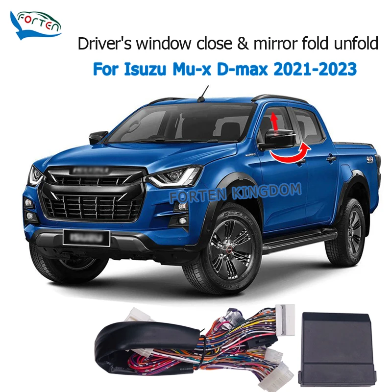 Car-Side-Rear-View-Mirror-Fold-And-Auto-Window-Close-Kit-For-Isuzu-Mux ...