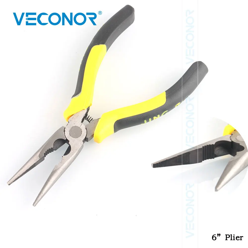 6-inch-Long-Nose-Plier-Spring-Inserted-Wire-Cutting-Wire-Cutter ...