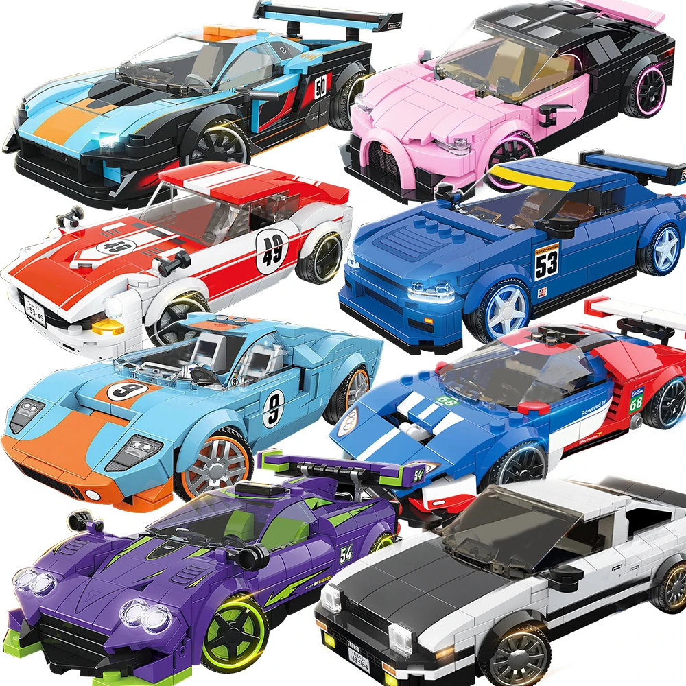 City Car Speed Champion Racer Building Blocks | Construction Blocks ...