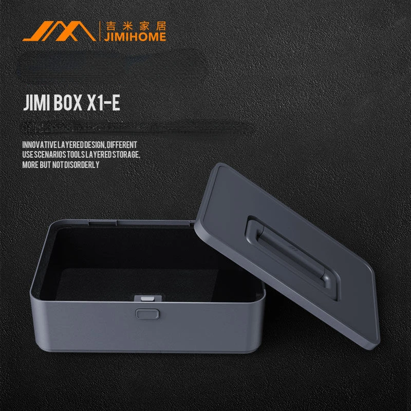 JIMIHOME X1-E Household Tools Storage Box Multifunctional Small Parts Storage Box Maintenance ...