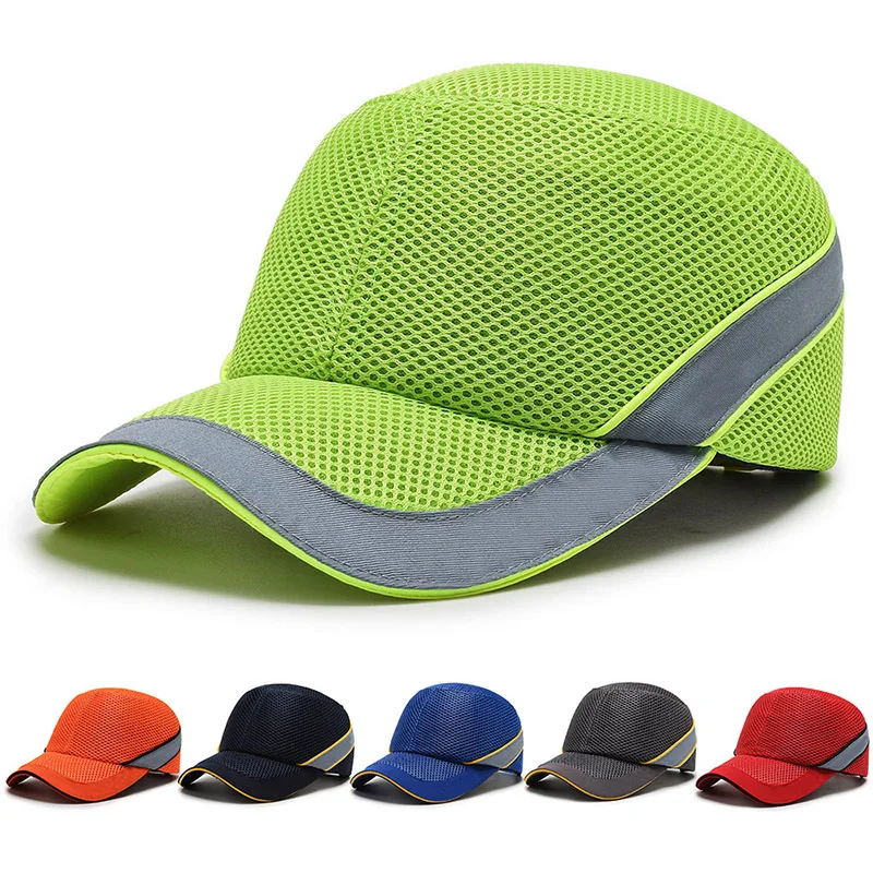 Red-Work-Safety-Bump-Cap-Anti-Collision-Hard-ABS-Inner-Shell-Protective ...