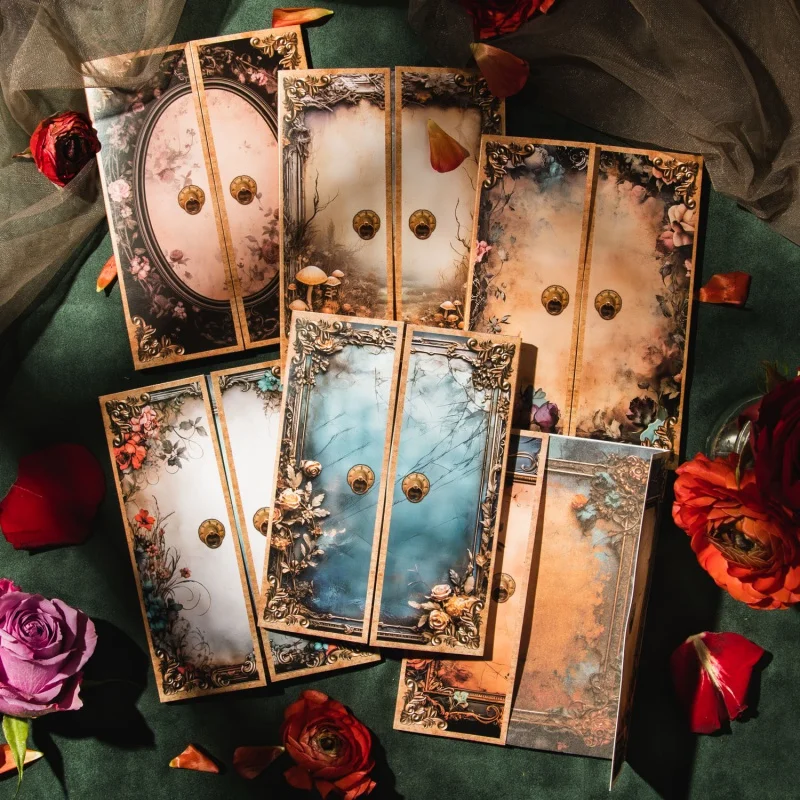 Mr-Paper-6-Style-30-Pcs-Pack-Material-Paper-Brick-Vintage-Floral ...