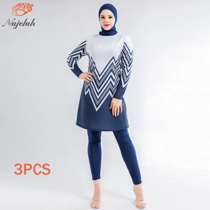 Burkini maillots de bains musulmans maillot bain femme hijab femme ...