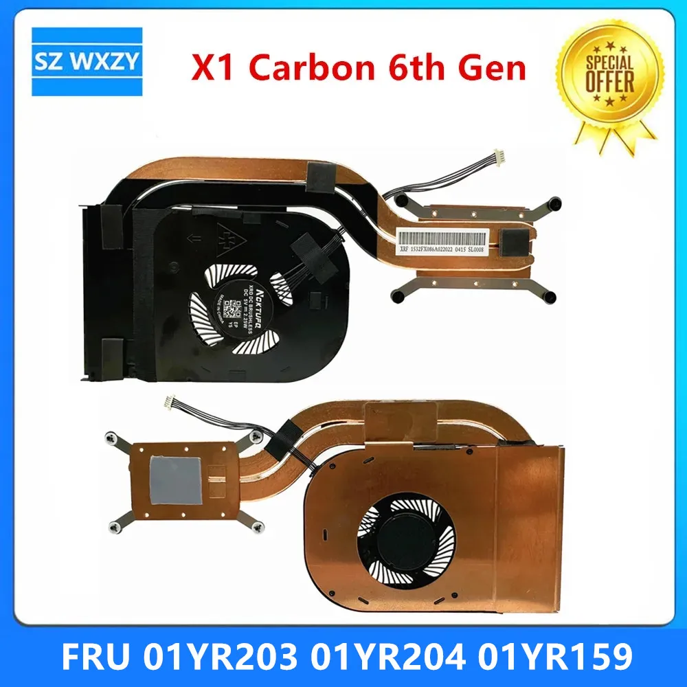 NEW-For-Lenovo-ThinkPad-X1-Carbon-6th-Gen-Laptop-Heatsink-With-Fan-FRU ...