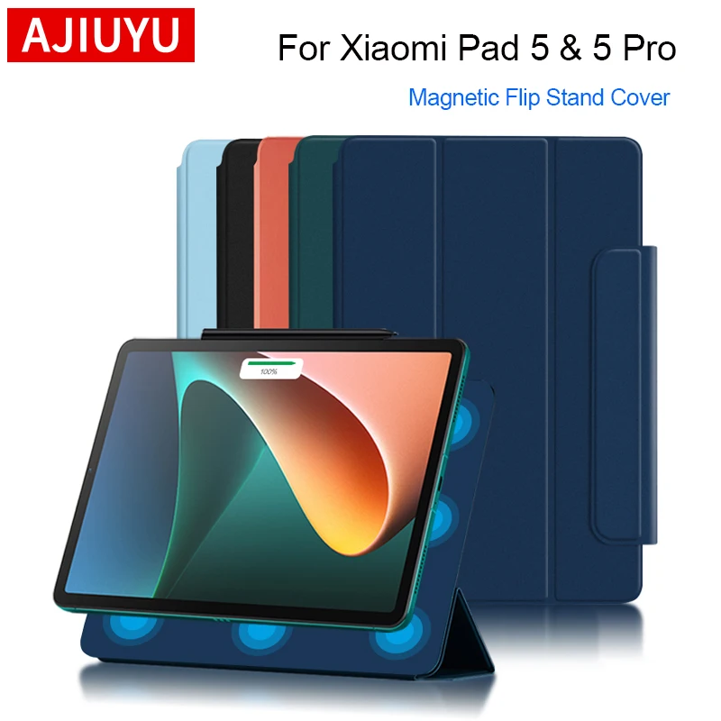 AJIUYU-Capa-magn-tica-para-Xiaomi-Mi-Pad-5-Pro-estojo-para-tablet-couro ...