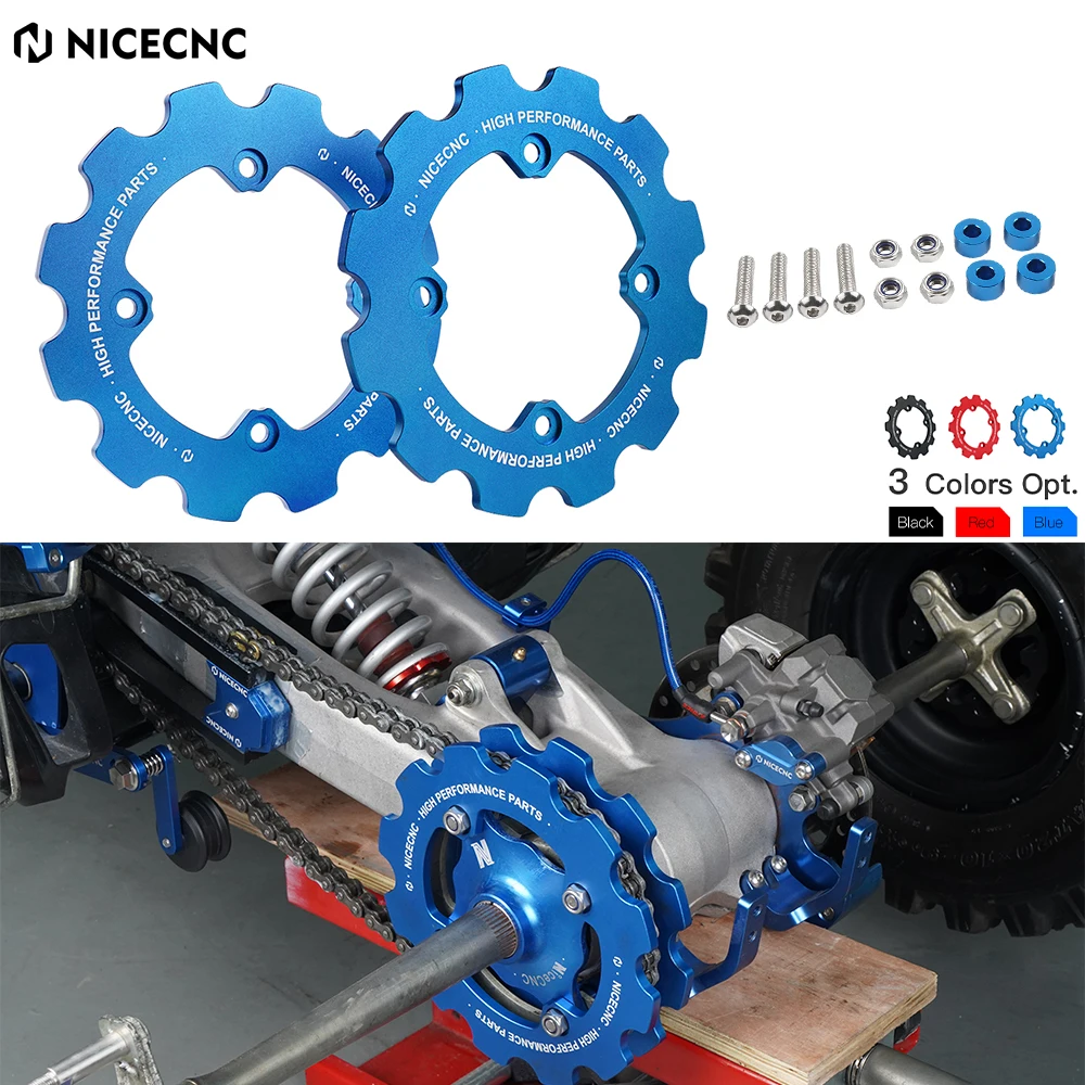 Nicecnc Avt Dual Sprocket Guard Chain Protector Cover For Yamaha Raptor ...