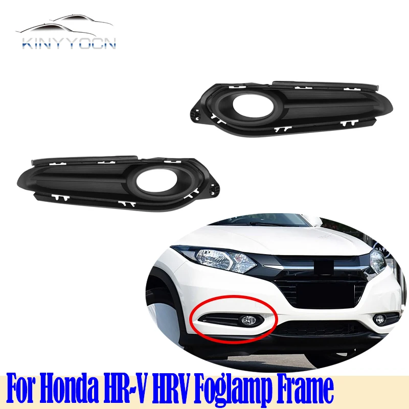 For-Honda-HR-V-HRV-2015-16-17-18-19-Front-Bumper-Fog-Light-Cover ...