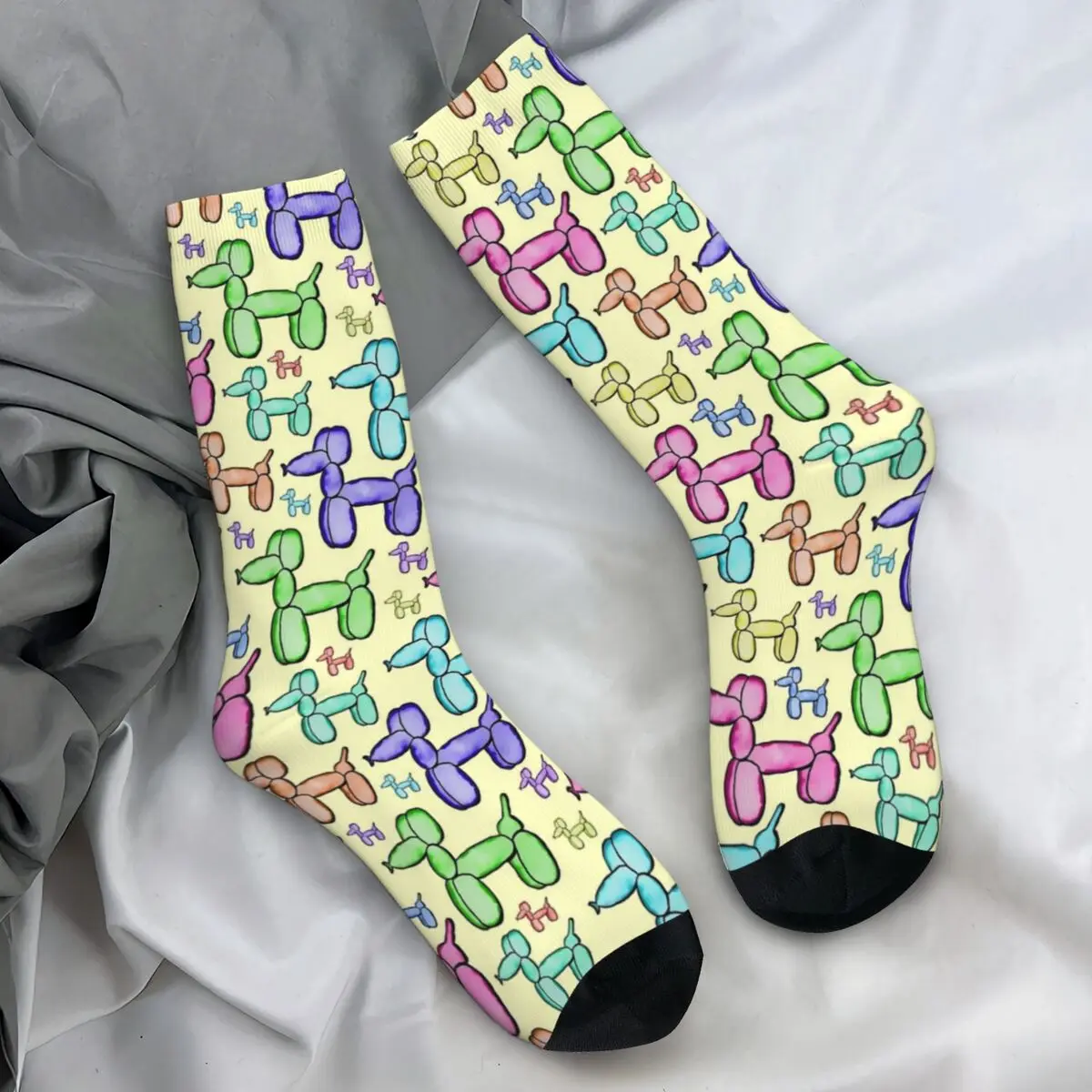 Balloon-Dogs-Socks-Cartoon-Animal-Kawaii-Stockings-Women-Men-Soft ...