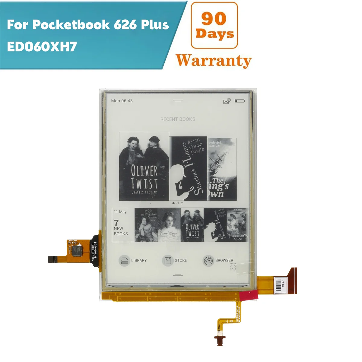 6-Inch-Eink-Screen-ED060XH7-For-Pocketbook-626-Plus-Touch-Lux-3-PB626 ...