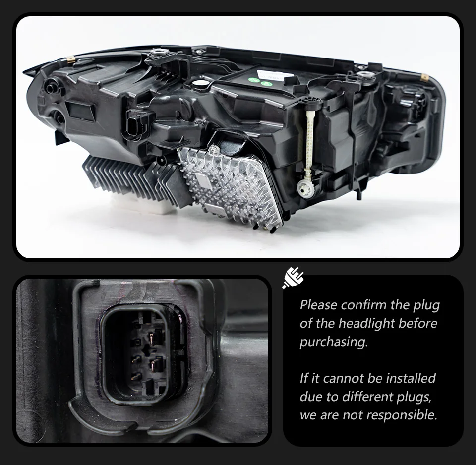 Head Lamp Light For Bmw G20 G28 Led Headlight 2019-2022 Headlights 320i ...