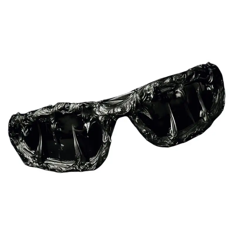 Drip Glue Sunglasses UV400 Wrap Around Sun Glasses Trendy Eye Wear ...